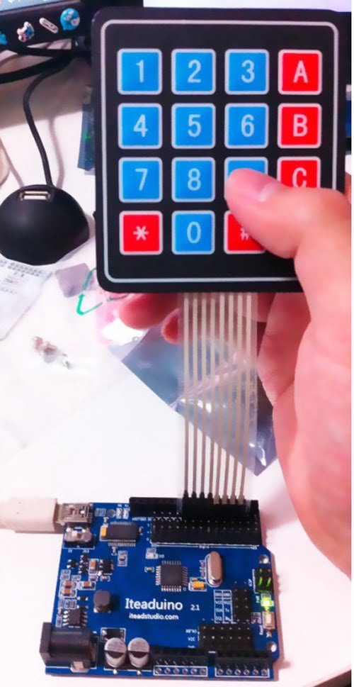Clavier Matriciel Arduino Keypad 4×4 Marduino